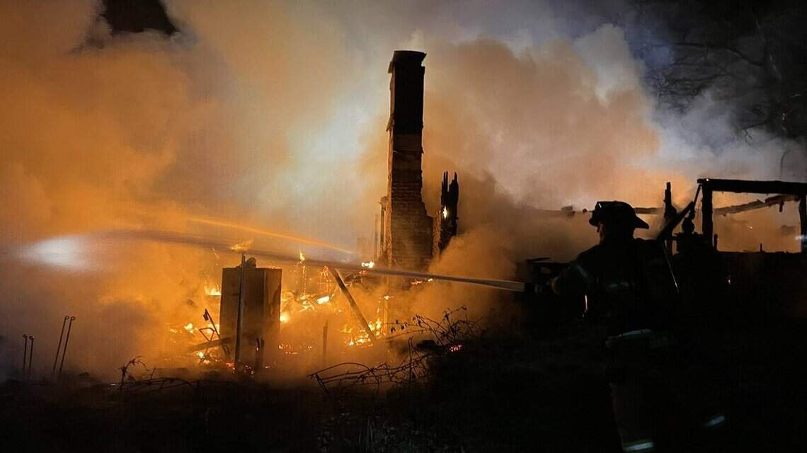 Fire destroys residence east of South Bay Road Monday night | The Olympian