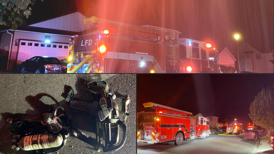 Lacey fire crews put out house fire near Long Lake Thursday | The Olympian