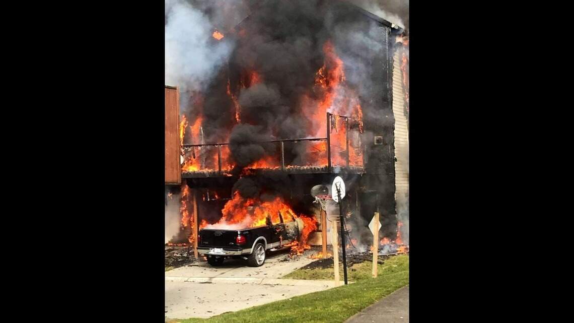 Two families displaced following fire at Lacey townhouses | The Olympian