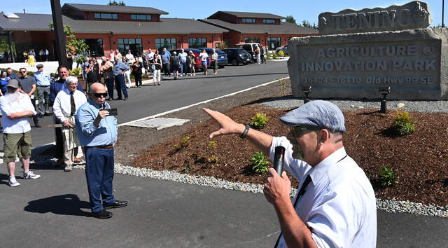 Unique stone sign revealed at Tenino agriculture park Wednesday | The ...