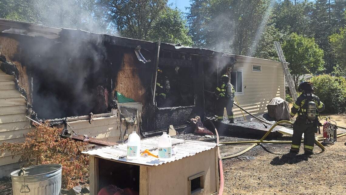 Woman killed, husband injured in Mason County house fire | The Olympian
