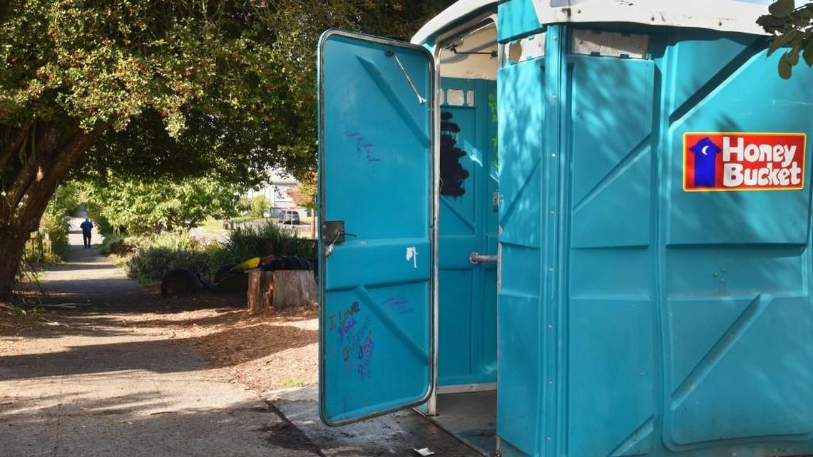 A porta potty's fate was sealed by some duct tape and 96 sparklers. 2 ...